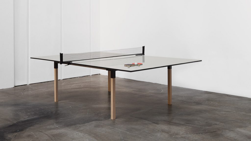 Pull-Pong: Multi-purpose table that lets you play ping pong after ...