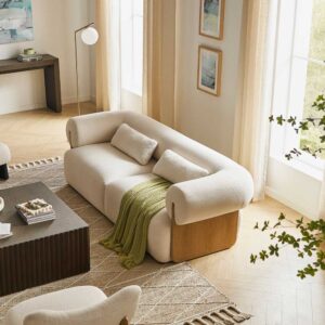 20 Boucle Sofas For A Cozy Living Room | 10 Stunning Homes