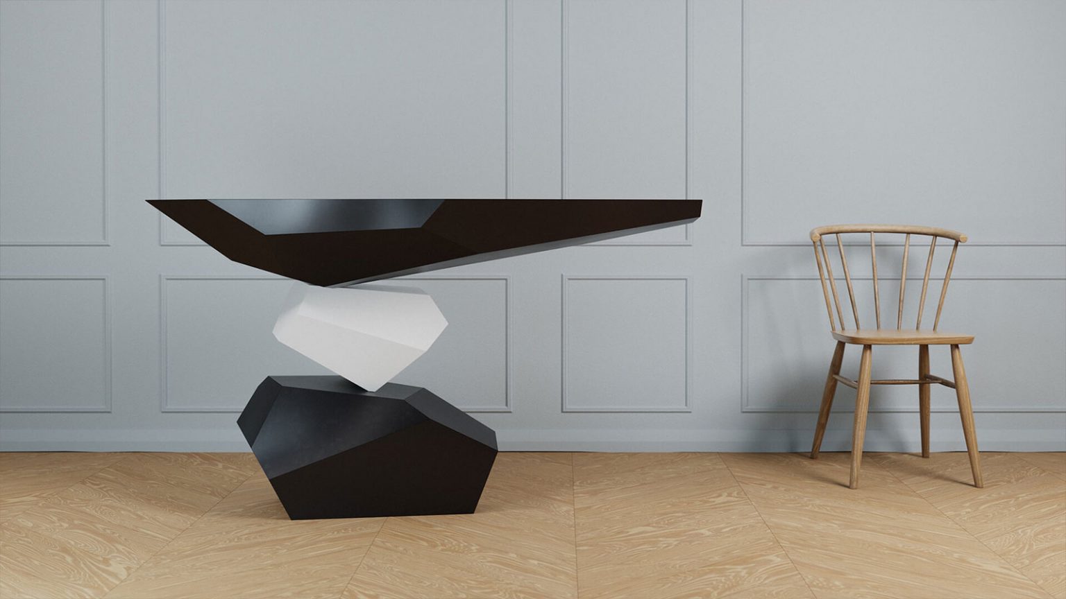 Duffy London's Serenity table appears to defy gravity | 10 Stunning Homes