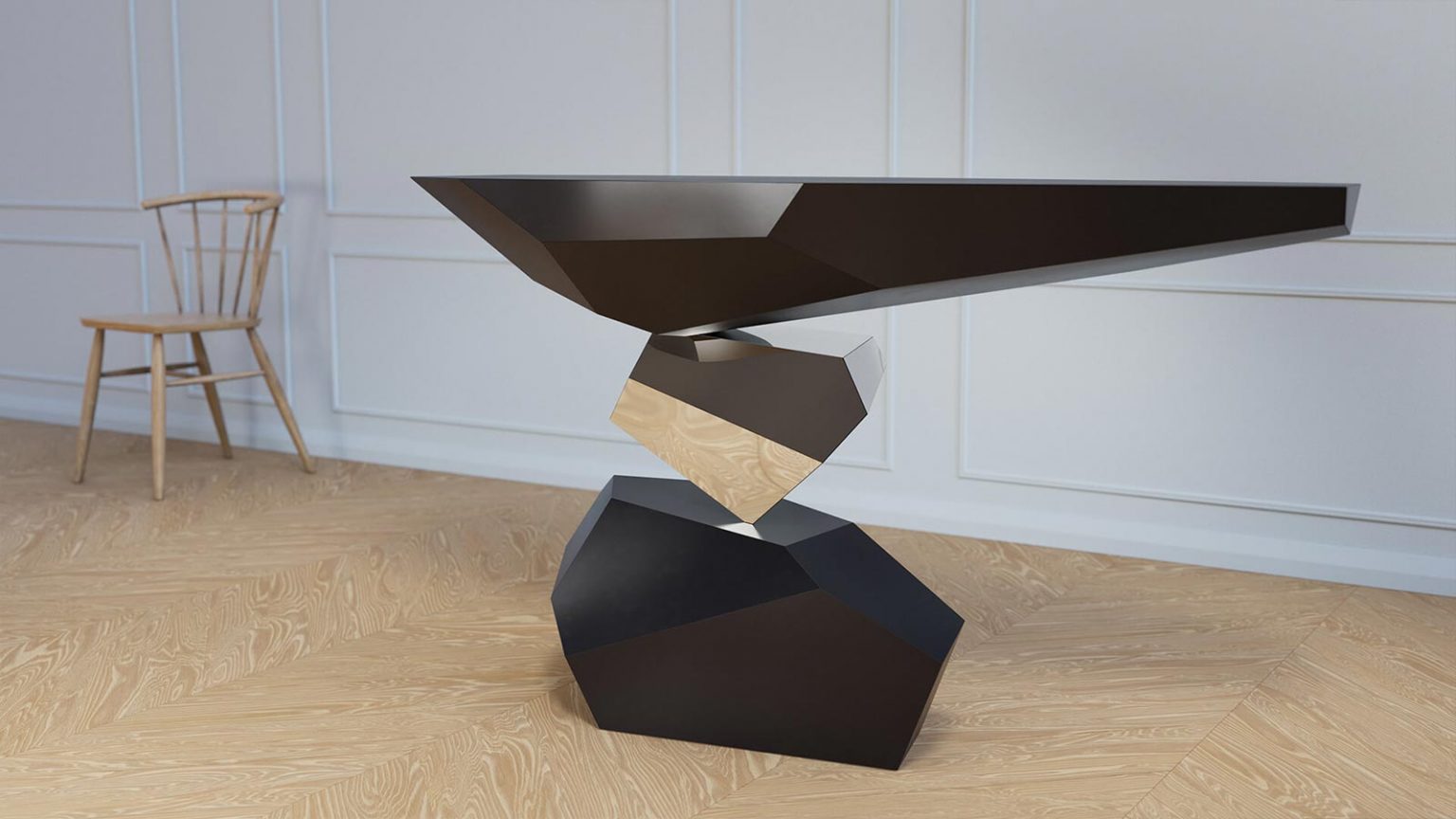 Duffy London's Serenity table appears to defy gravity | 10 Stunning Homes