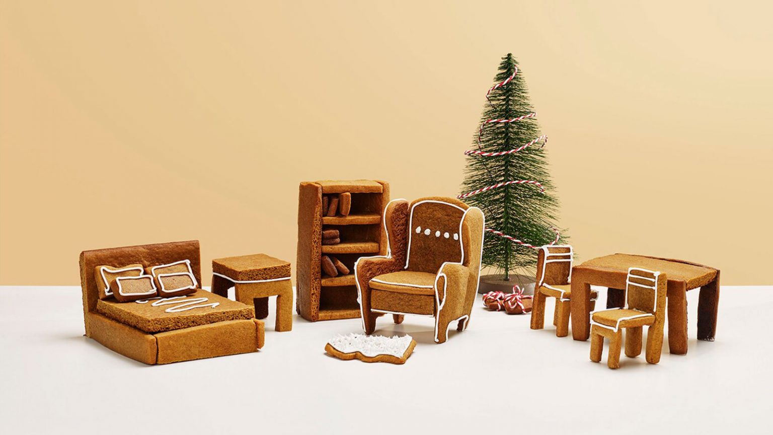 You can now furnish your gingerbread house with IKEA's edible furniture ...