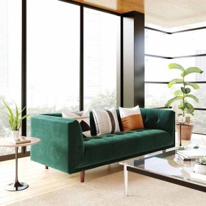 20 Green Velvet Sofas That Make a Bold Statement | 10 Stunning Homes