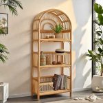 15 Rattan Bookshelves and Bookcases That Add Boho Charm to Any Space ...