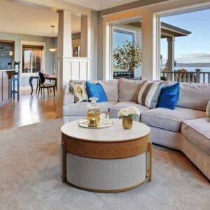 10 Round Coffee Tables With Storage to Keep Your Home Organized | 10 ...