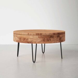 10 Round Coffee Tables With Storage to Keep Your Home Organized | 10 ...