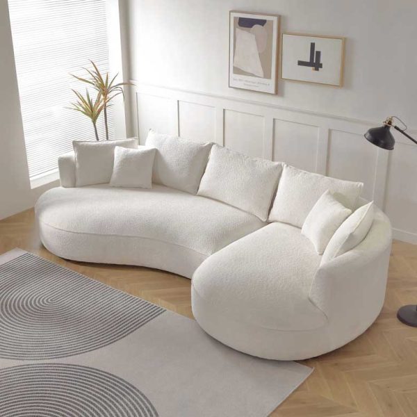 15 Curved Sofas for a Chic, Modern Home | 10 Stunning Homes
