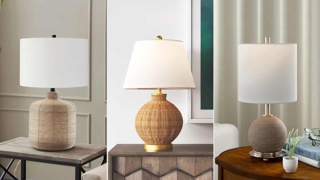 12 Rattan Table Lamps to Brighten Up Your Space | 10 Stunning Homes