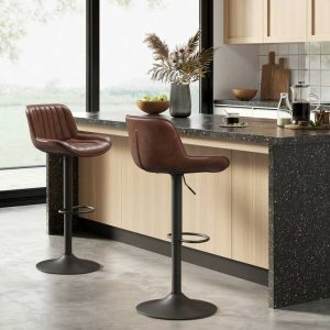 15 Leather Bar Stools That Bring the Family Together | 10 Stunning Homes