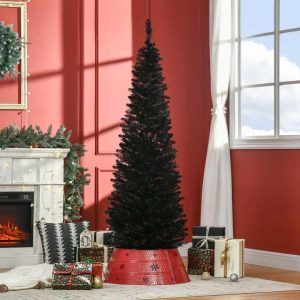 10 Black Christmas Trees for a Memorable Holiday Season | 10 Stunning Homes