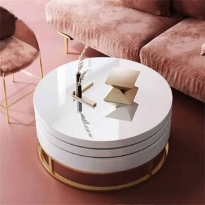 10 Round Coffee Tables With Storage to Keep Your Home Organized | 10 ...